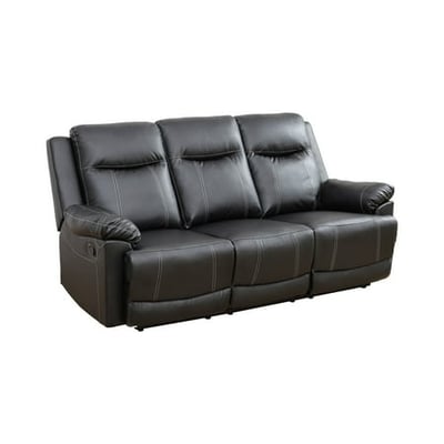 Aukfa 3 Seater Recliner Sofa Chair with Cupholder for Living Room Home ...